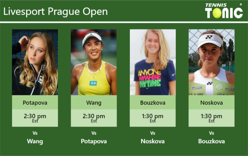 PREDICTION, PREVIEW, H2H: Potapova, Wang, Bouzkova and Noskova to play on Centre on Saturday ...