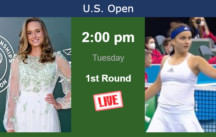 How to watch Rybakina vs. Burel on live streaming at the U.S. Open on Tuesday - Tennis Tonic ...