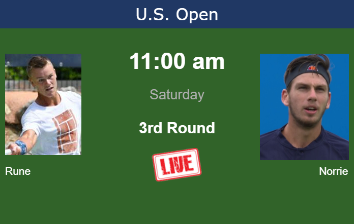 How to watch Rune vs. Norrie on live streaming at the U.S. Open on Saturday - Tennis Tonic ...