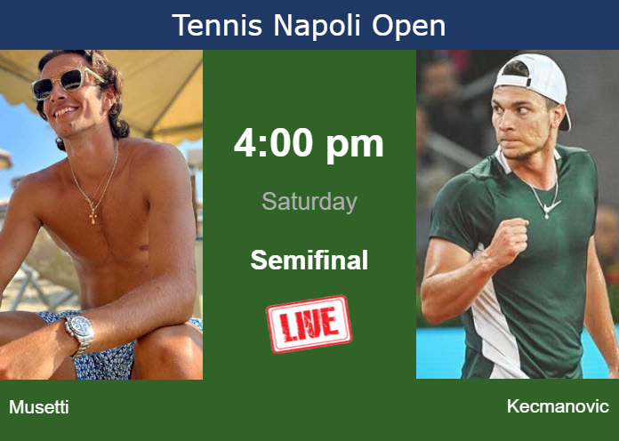 How to watch Musetti vs. Kecmanovic on live streaming in Naples on Saturday - Tennis Tonic ...