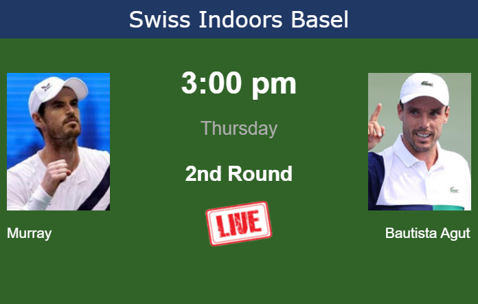How to watch Murray vs. Bautista Agut on live streaming in Basel on Thursday - Tennis Tonic ...