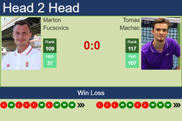 H2H, PREDICTION Marton Fucsovics vs Tomas Machac | Bratislava Challenger odds, preview, pick ...