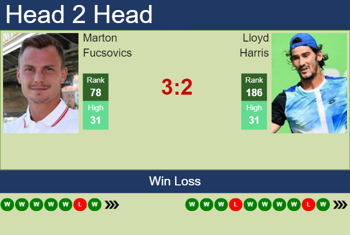 H2H, PREDICTION Marton Fucsovics vs Lloyd Harris | Australian Open odds, preview, pick - Tennis ...