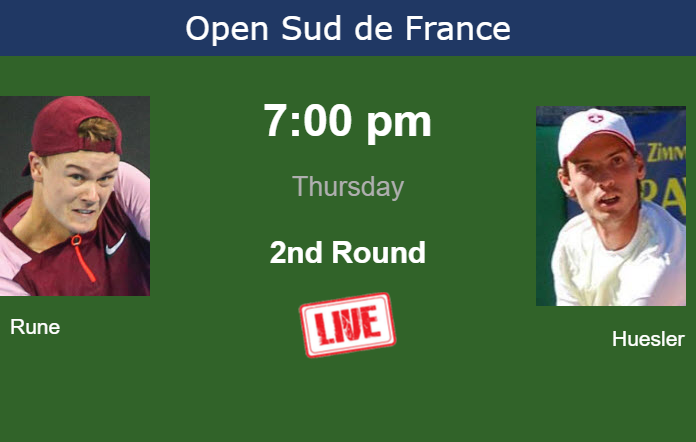How to watch Rune vs. Huesler on live streaming in Montpellier on Thursday - Tennis Tonic - News ...