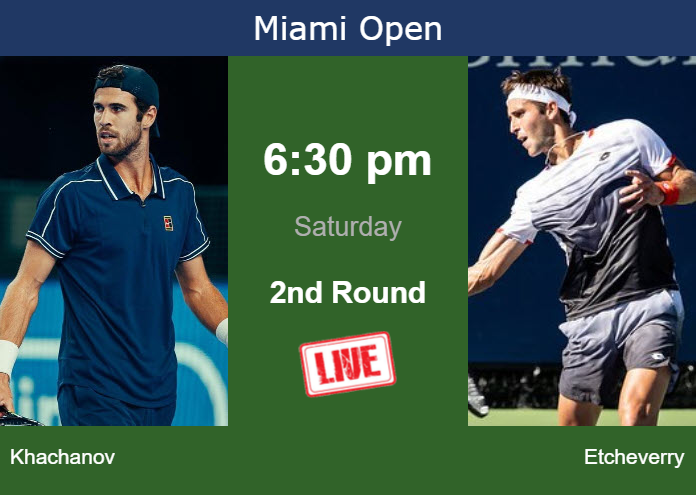 How to watch Khachanov vs. Etcheverry on live streaming in Miami on Saturday - Tennis Tonic ...