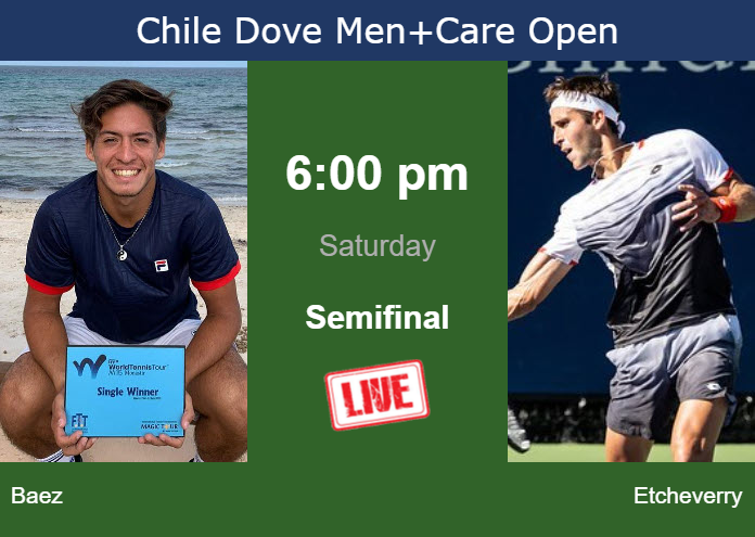 How to watch Baez vs. Etcheverry on live streaming in Santiago on Saturday - Tennis Tonic - News ...