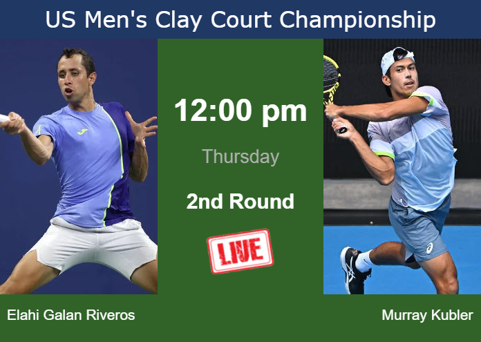 How to watch Elahi Galan Riveros vs. Murray Kubler on live streaming in Houston on Thursday ...