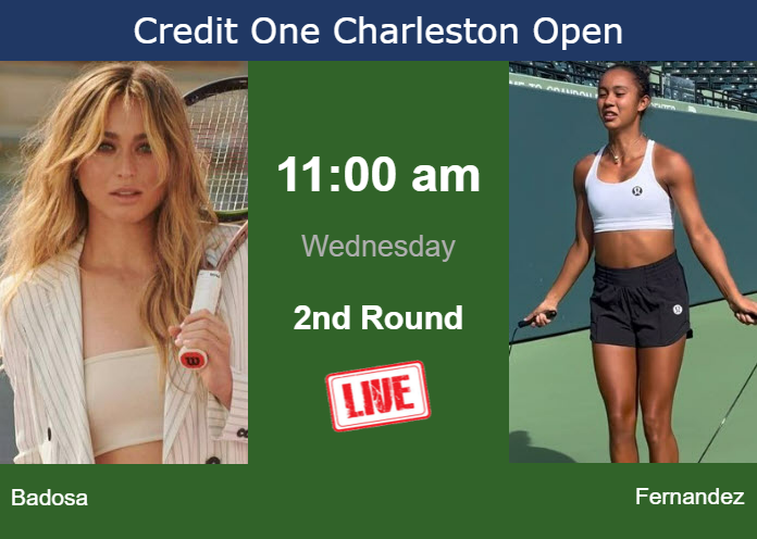 How to watch Badosa vs. Fernandez on live streaming in Charleston on Wednesday - Tennis Tonic ...