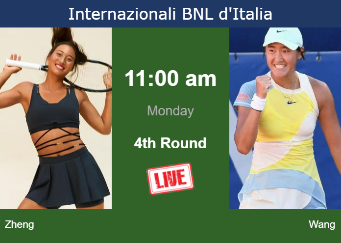 How to watch Zheng vs. Wang on live streaming in Rome on Monday - Tennis Tonic - News ...