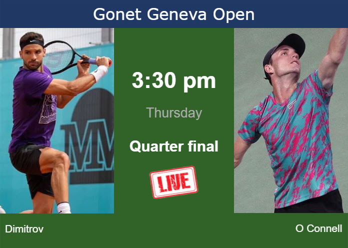 How to watch Dimitrov vs. O Connell on live streaming in Geneva on Thursday - Tennis Tonic ...