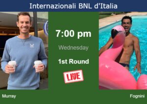 How to watch Murray vs. Fognini on live streaming in Rome on Wednesday - Tennis Tonic - News ...