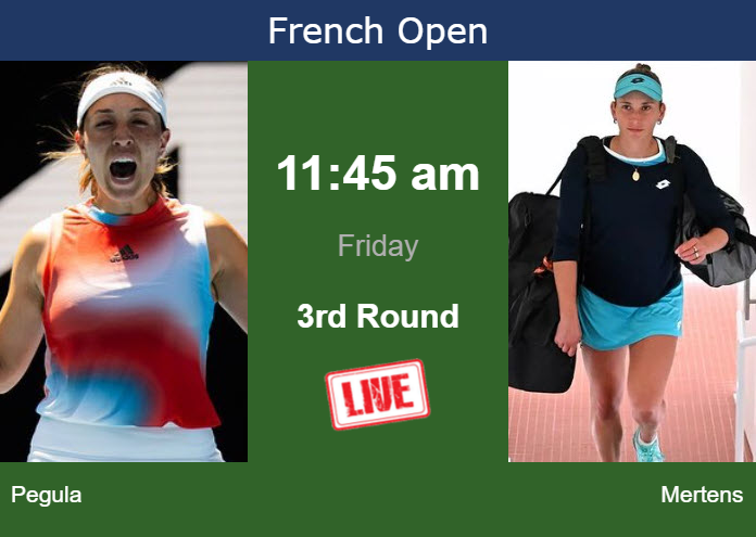 How to watch Pegula vs. Mertens on live streaming at the French Open on Friday - Tennis Tonic ...