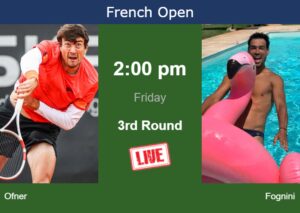 How to watch Ofner vs. Fognini on live streaming at the French Open on Friday - Tennis Tonic ...