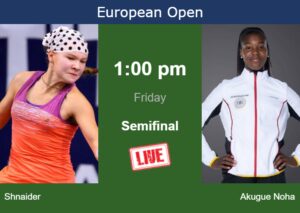 How to watch Shnaider vs. Akugue Noha on live streaming in Hamburg on Friday - Tennis Tonic ...