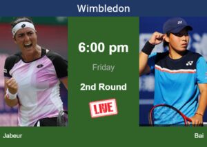 How to watch Jabeur vs. Bai on live streaming in Wimbledon on Friday - Tennis Tonic - News ...