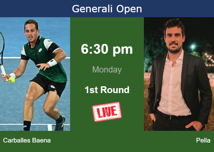 How to watch Carballes Baena vs. Pella on live streaming in Kitzbuhel on Monday - Tennis Tonic ...