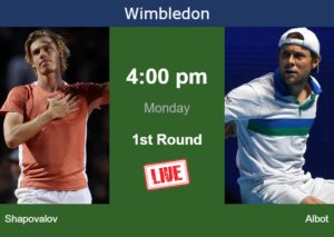 How to watch Shapovalov vs. Albot on live streaming in Wimbledon on Monday - Tennis Tonic - News ...