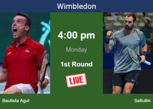 How to watch Bautista Agut vs. Safiullin on live streaming in Wimbledon on Monday - Tennis Tonic ...
