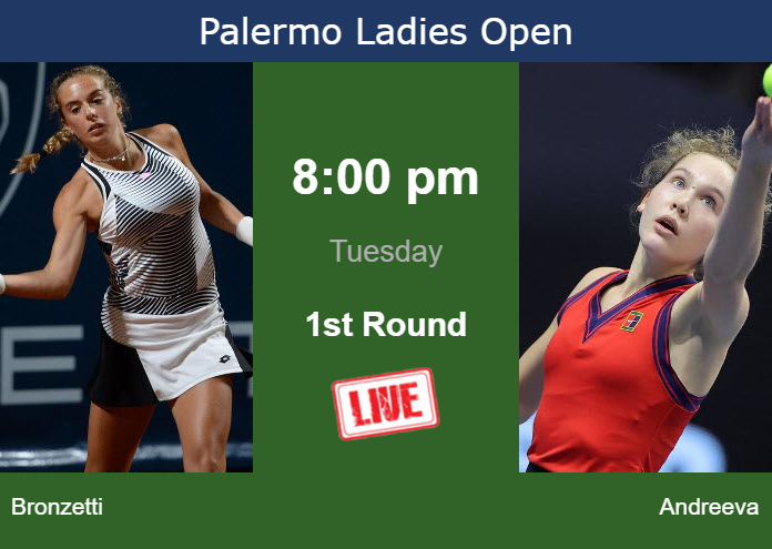 How to watch Bronzetti vs. Andreeva on live streaming in Palermo on Tuesday - Tennis Tonic ...