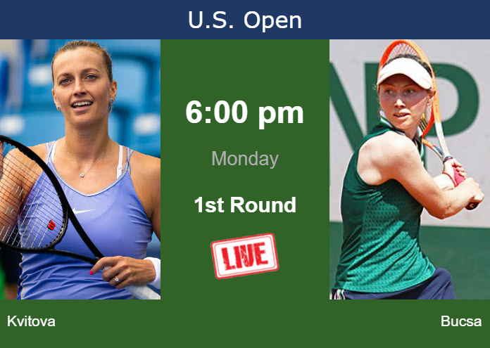 How to watch Kvitova vs. Bucsa on live streaming at the U.S. Open on Monday - Tennis Tonic ...