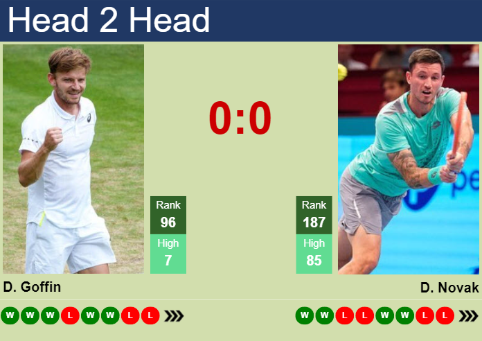 H2H, prediction of David Goffin vs Dennis Novak at the U.S. Open with odds, preview, pick | 23rd ...