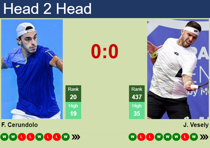 H2H, prediction of Francisco Cerundolo vs Jiri Vesely at the U.S. Open with odds, preview, pick ...