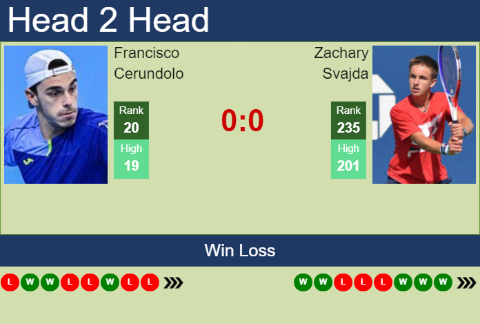 H2H, prediction of Francisco Cerundolo vs Zachary Svajda at the U.S. Open with odds, preview ...