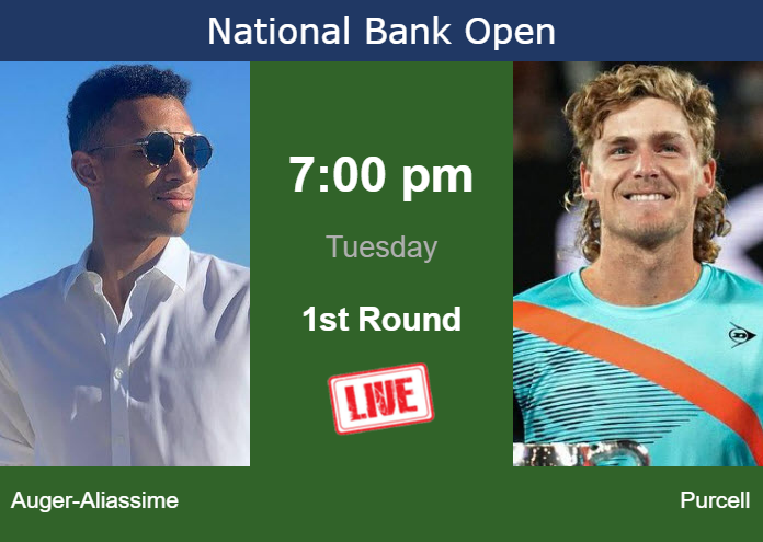 How to watch Auger-Aliassime vs. Purcell on live streaming in Toronto on Tuesday - Tennis Tonic ...