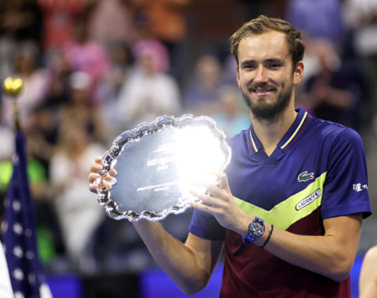 Gracious Daniil Medvedev thanks the New York crowd after losing the US Open final to Novak ...