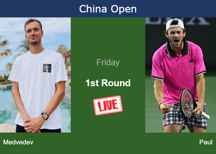 How to watch Medvedev vs. Paul on live streaming in Beijing on Friday - Tennis Tonic - News ...