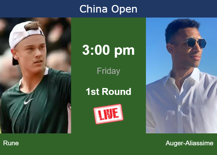 How to watch Rune vs. Auger-Aliassime on live streaming in Beijing on Friday - Tennis Tonic ...