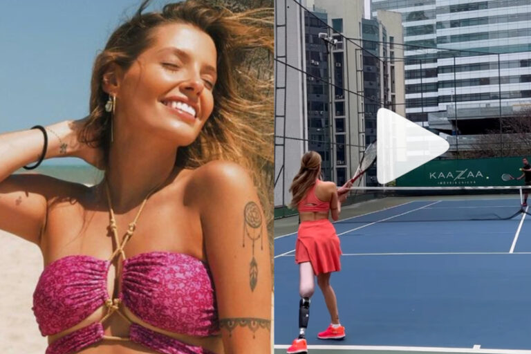 INCREDIBLE VIDEO. Amputee fitness model Paola Antonini plays great tennis - Tennis Tonic - News ...