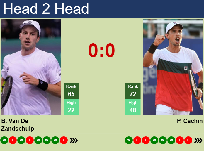 H2H, prediction of Botic Van De Zandschulp vs Pedro Cachin in Paris with odds, preview, pick ...