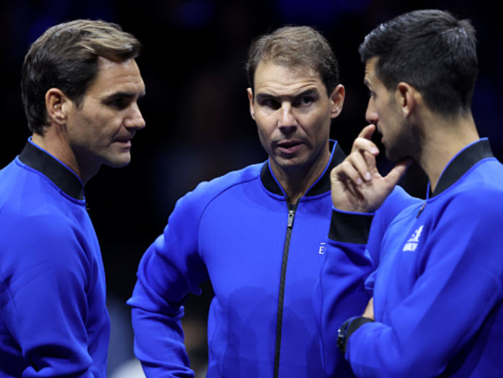 According to legends, the GOAT will always be Roger Federer, above of Novak Djokovic and Rafael ...