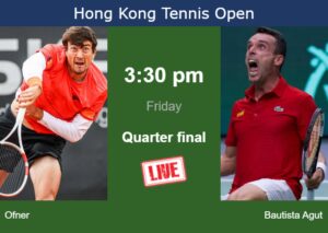 How to watch Ofner vs. Bautista Agut on live streaming in Hong Kong on Friday - Tennis Tonic ...