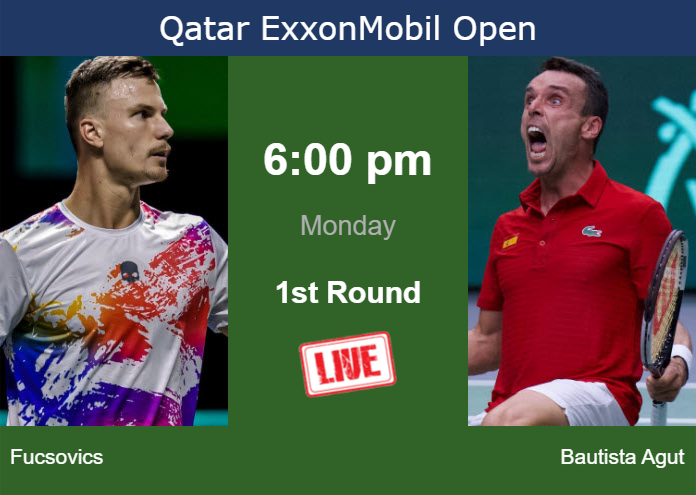 How to watch Fucsovics vs. Bautista Agut on live streaming in Doha on Monday - Tennis Tonic ...