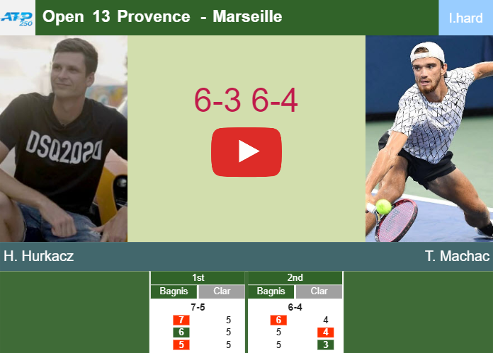 Hubert Hurkacz gets by Machac in the quarter to set up a clash vs Humbert. HIGHLIGHTS ...