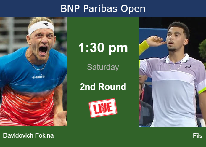 How to watch Davidovich Fokina vs. Fils on live streaming in Indian Wells on Saturday - Tennis ...