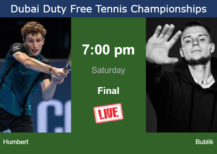 How to watch Humbert vs. Bublik on live streaming in Dubai on Saturday - Tennis Tonic - News ...