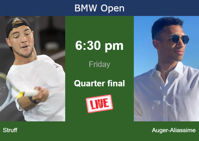 How to watch Struff vs. Auger-Aliassime on live streaming in Munich on Friday - Tennis Tonic ...