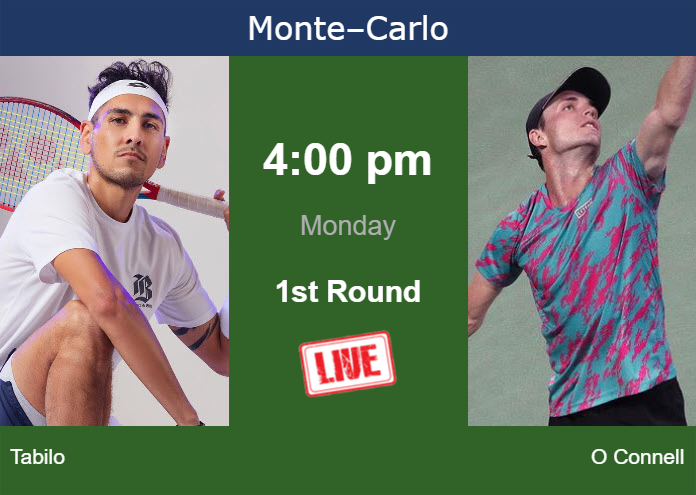 How to watch Tabilo vs. O Connell on live streaming in Monte-Carlo on Monday - Tennis Tonic ...