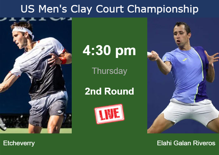 How to watch Etcheverry vs. Elahi Galan Riveros on live streaming in Houston on Thursday ...