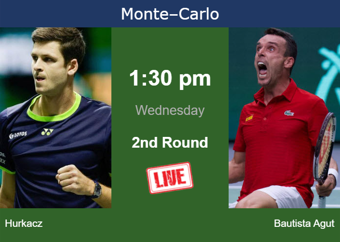 How to watch Hurkacz vs. Bautista Agut on live streaming in Monte-Carlo on Wednesday - Tennis ...