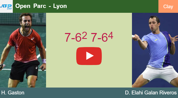 Hugo Gaston tops Elahi Galan Riveros in the 1st round to play vs Cerundolo at the Open Parc ...