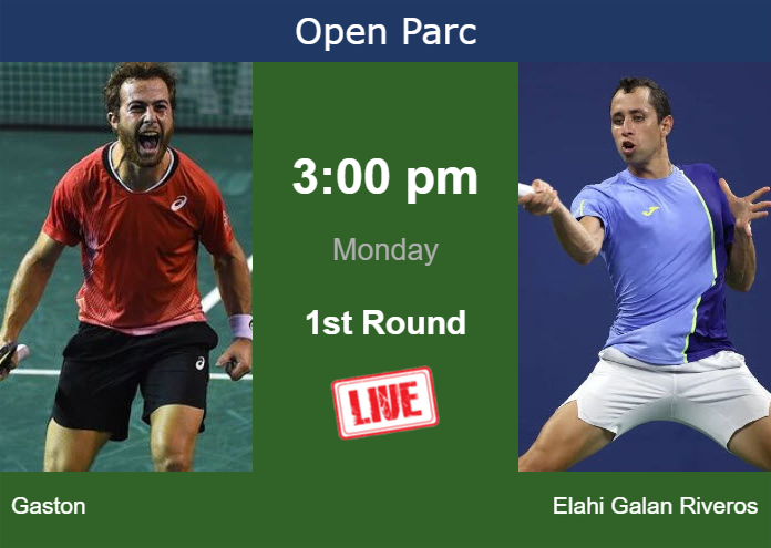 How to watch Gaston vs. Elahi Galan Riveros on live streaming in Lyon on Monday - Tennis Tonic ...