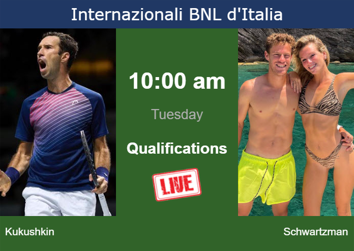 How to watch Kukushkin vs. Schwartzman on live streaming in Rome on ... How to watch Kukushkin vs. Schwartzman on live streaming in Rome on ...