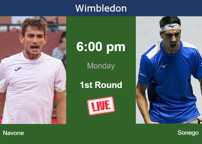How to watch Navone vs. Sonego on live streaming in Wimbledon on Monday - Tennis Tonic - News ...