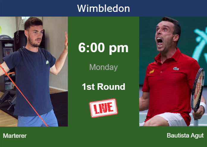 How to watch Marterer vs. Bautista Agut on live streaming in Wimbledon on Monday - Tennis Tonic ...
