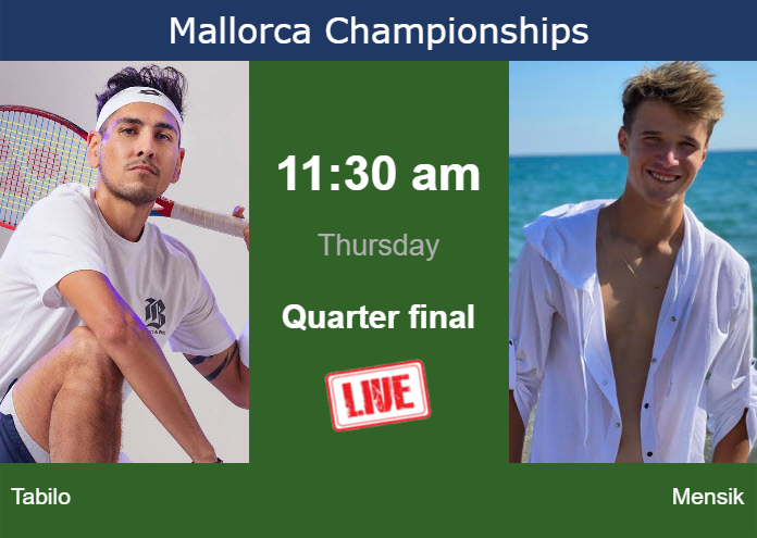How to watch Tabilo vs. Mensik on live streaming in Mallorca on Thursday - Tennis Tonic - News ...