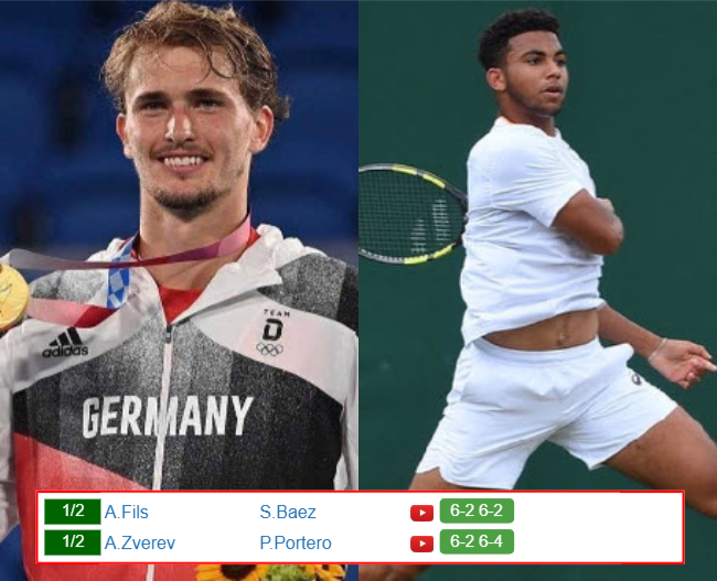 HAMBURG RESULTS. Alexander Zverev, Arthur Fils win, Sebastian Baez, Pedro Martinez Portero lost ...